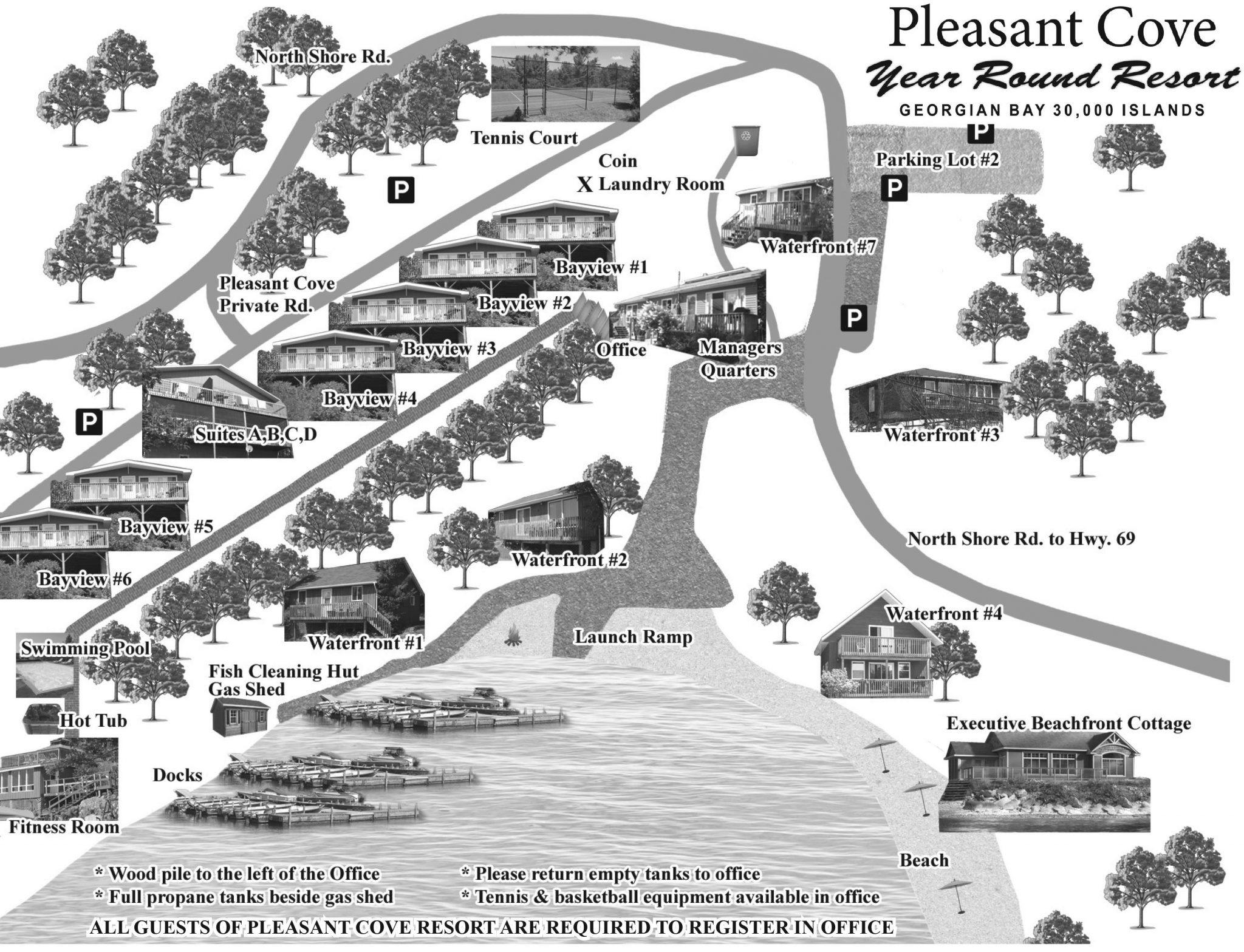 Resort Map – Pleasant Cove